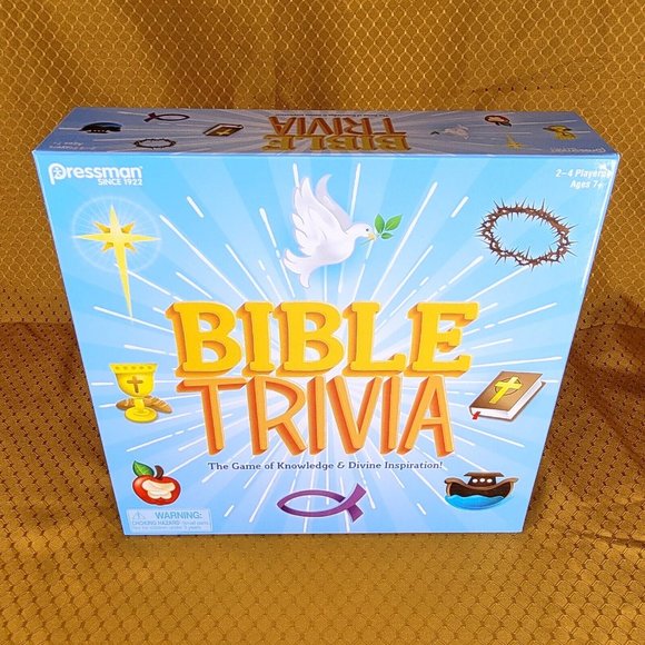 Pressman Toys | Games | Bible Trivia Family Board Knowledge Game ...